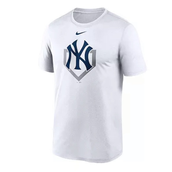 Nike | Shirts | Nike Mens New York Yankees Icon Legend Tshirt White ...